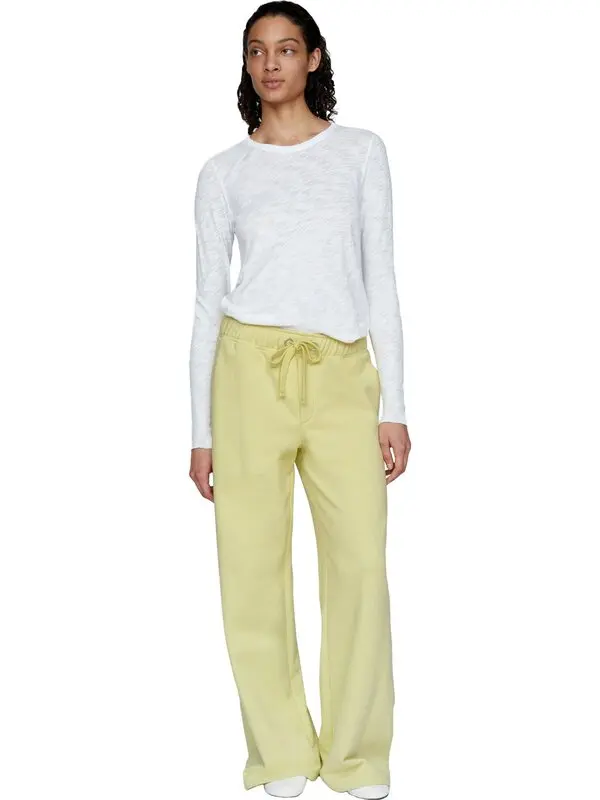 ATM Anthony Thomas Melillo French Terry Open Bottom Sweatpants - Mellow Yellow