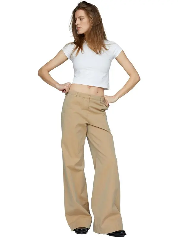 ATM Anthony Thomas Melillo Cotton Twill Leigh Pant - Macadamia