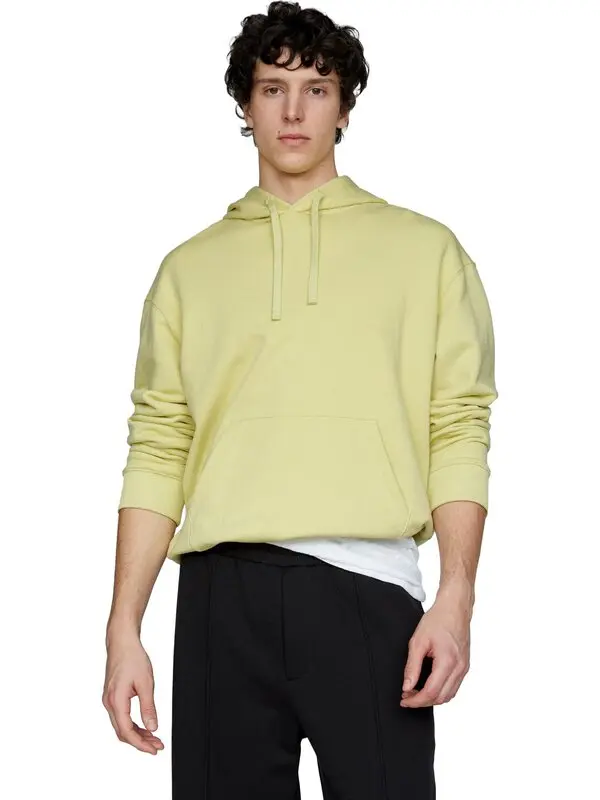 ATM Anthony Thomas Melillo French Terry Pullover Hoodie - Mellow Yellow