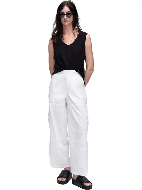 ATM Anthony Thomas Melillo Cotton Poplin Cargo Pants - White