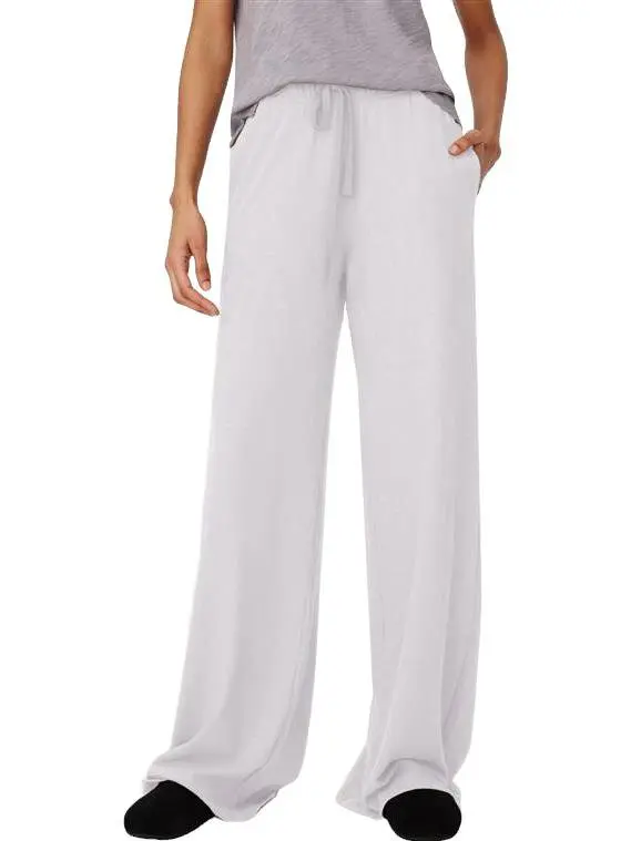 ATM Anthony Thomas Melillo Heavy Slub Jersey Wide Leg Pant - White