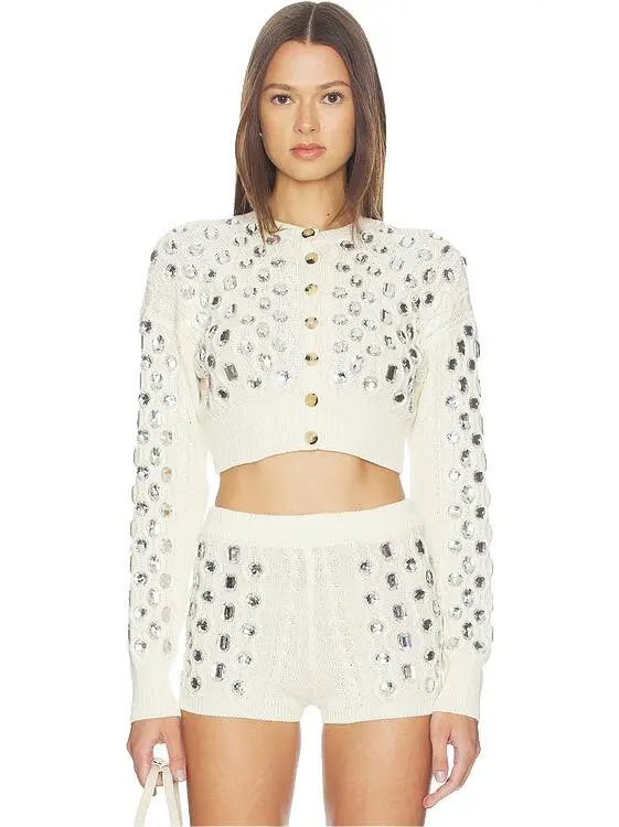 Giuseppe Di Morabito Embellished Sweater - Off White
