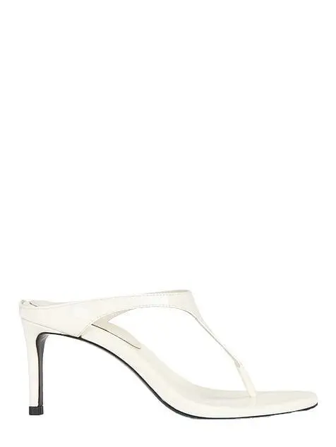 BLACK SUEDE STUDIO Laurel 65 Sandal - Coconut Patent Leather