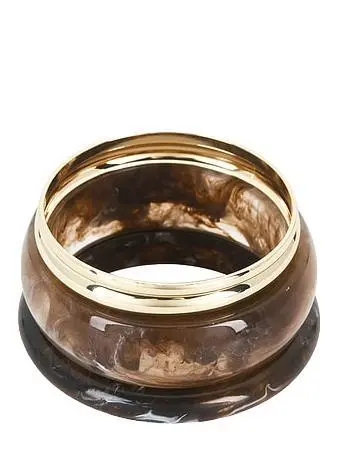 8 Other Reasons Mira Bangle Stack - Brown