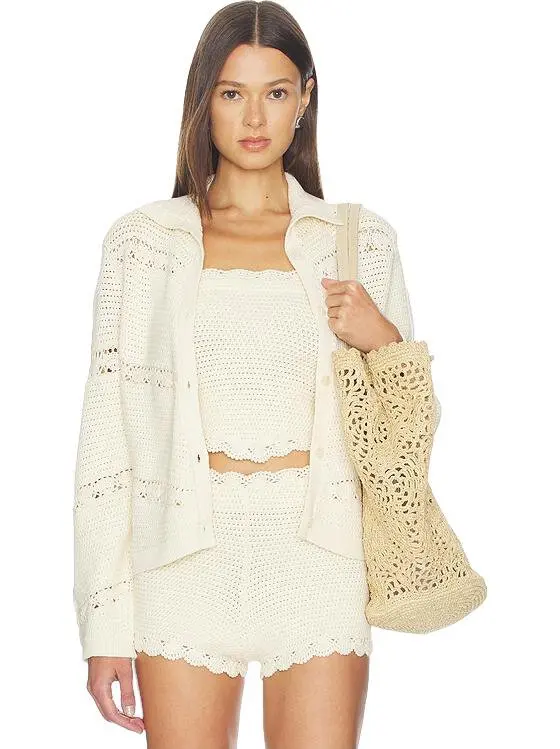 Posse Dylan Cardigan - Pearl