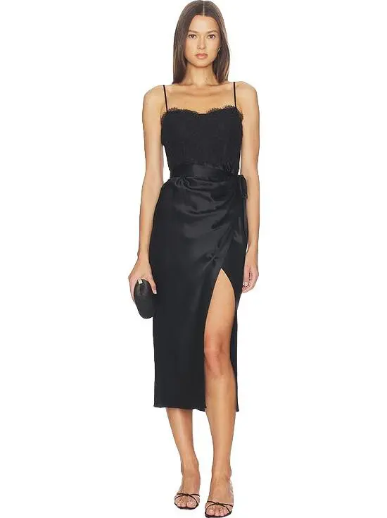 Cami Nyc Tricia Slip Dress - Black