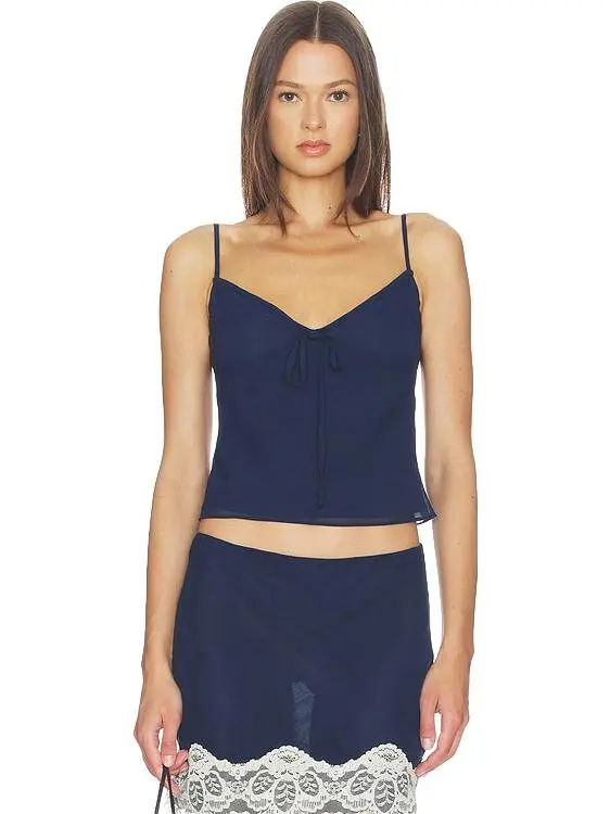 BELLA VENICE The Josephine Top - Navy
