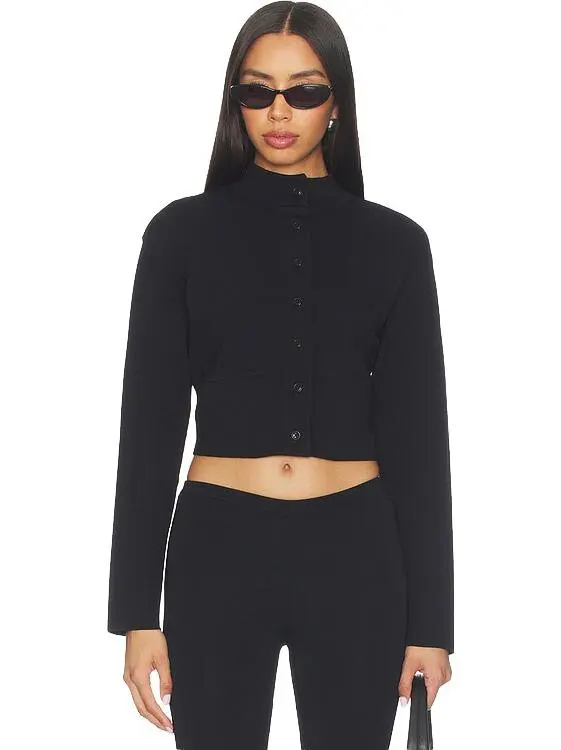 EAVES Augustyne Knit Jacket - Black