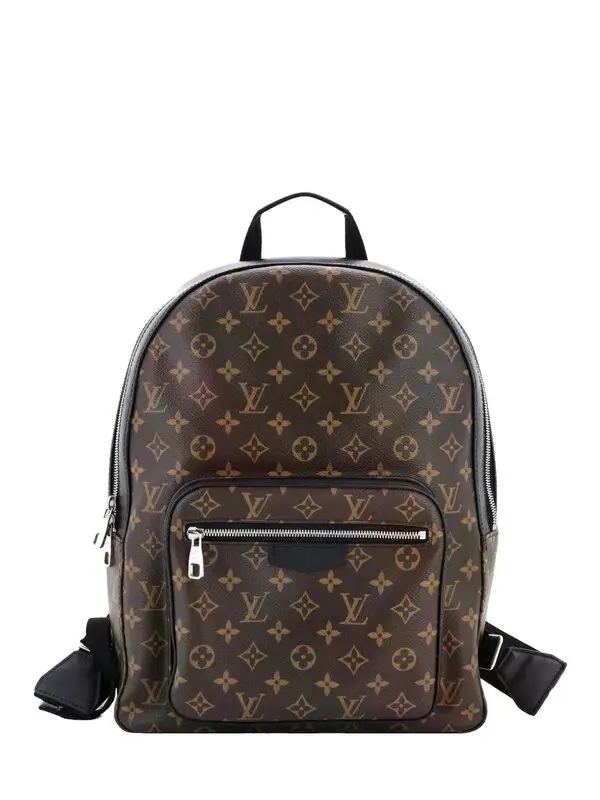 LOUIS VUITTON Monogram Josh Macassar Backpack - Brown