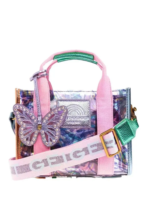 Kurt Geiger Southbank Butterfly-charm Tote - Pink