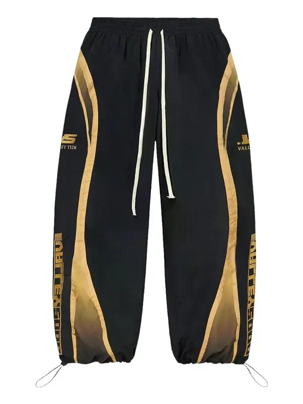 VALE FOREVER Drawstring Track Pants - Black