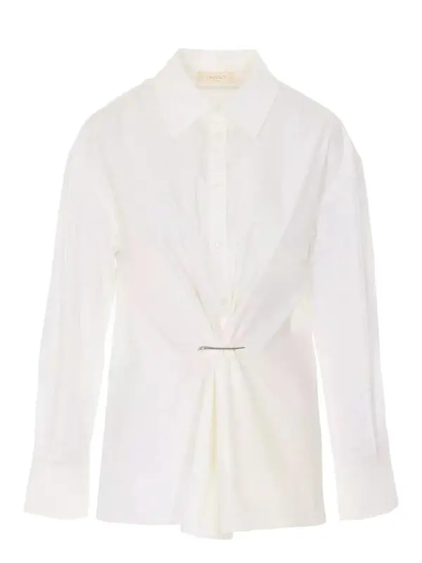 TWINSET Long-sleeve Buttoned Shirt - White