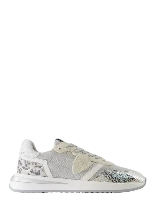 Philippe Model Tropez 2.1 Animal-print Sneakers - Grey