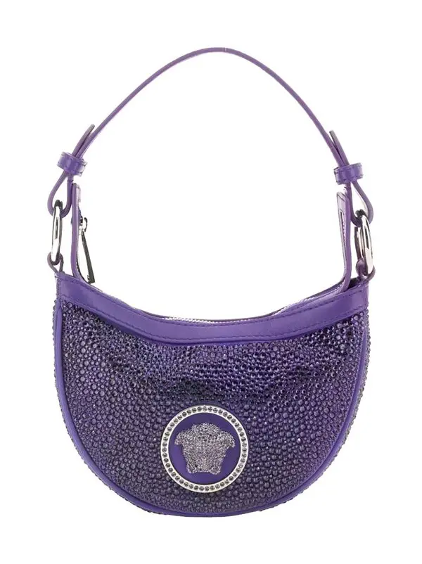 Versace La Medusa Mini Shoulder Bag - Purple