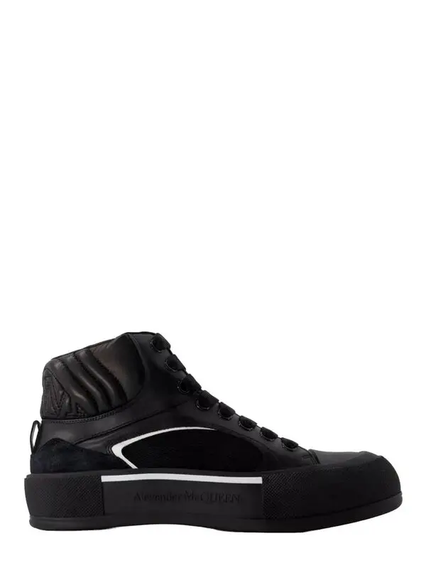 Alexander McQueen Deck Lace-up Sneakers - Black