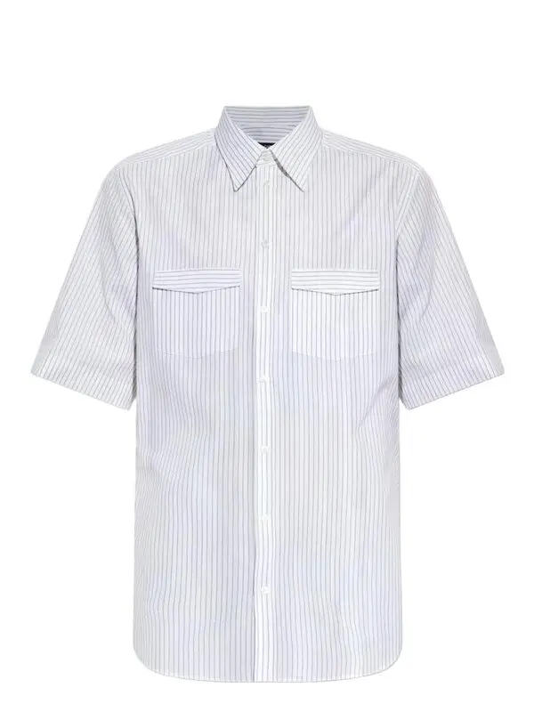 Dolce & Gabbana Striped Pocket Shirt - White