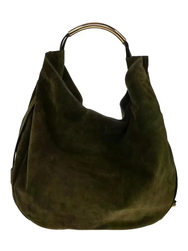 Moschino Tote Bag With Logo Detail - Green