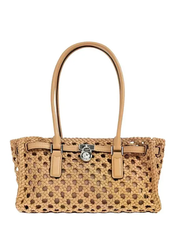 Michael Kors Hamilton Woven Tote - Neutrals