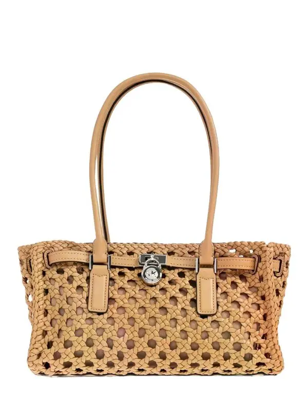 Michael Kors Hamilton Woven Tote - Neutrals