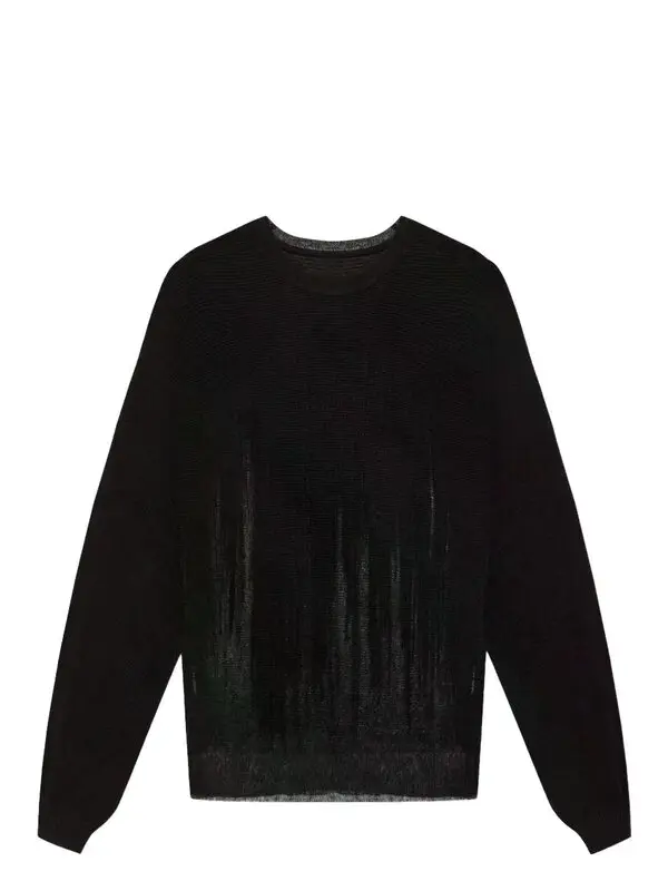 Issey Miyake Brush Close-up Crew-neck Sweater - Brown