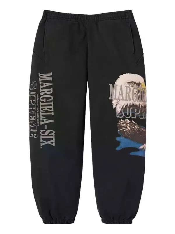 Supreme Printed Track Pants - Black
