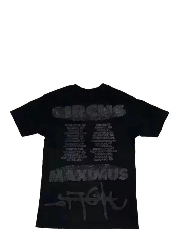 TRAVIS SCOTT Utopia Circus Maximus 2023 Tour T-shirt - Black