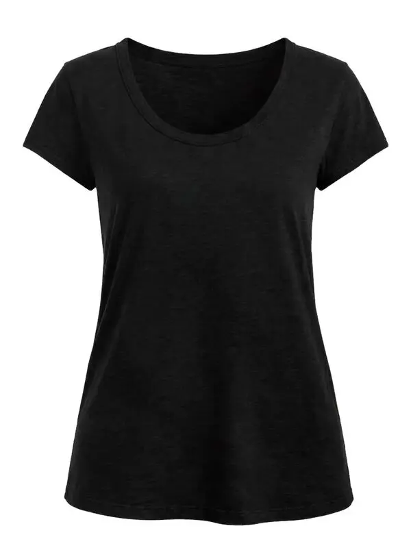 Velvet By Graham & Spencer Katie Round-neck T-shirt - Black