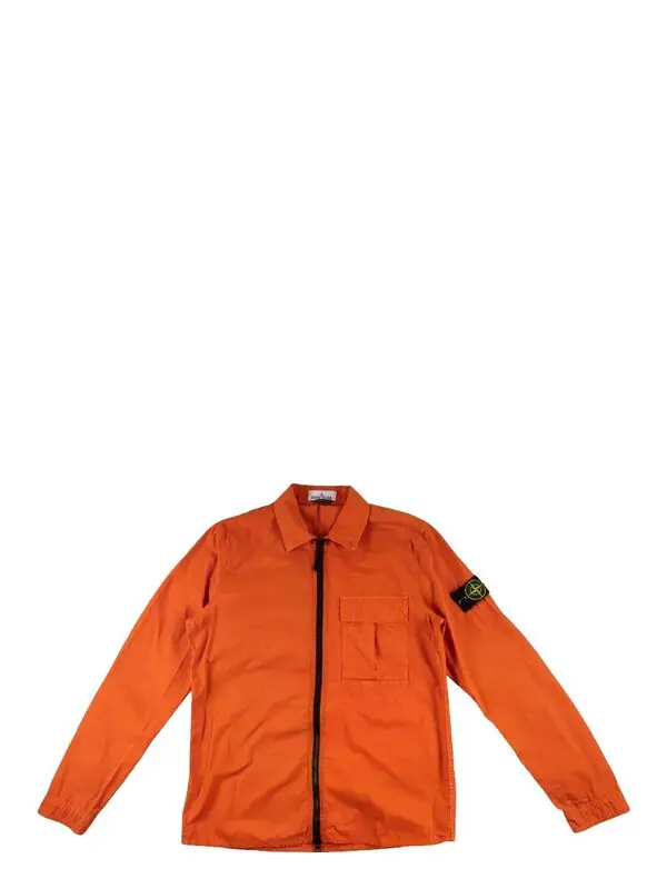 Stone Island Zip Pocket Jacket - Orange