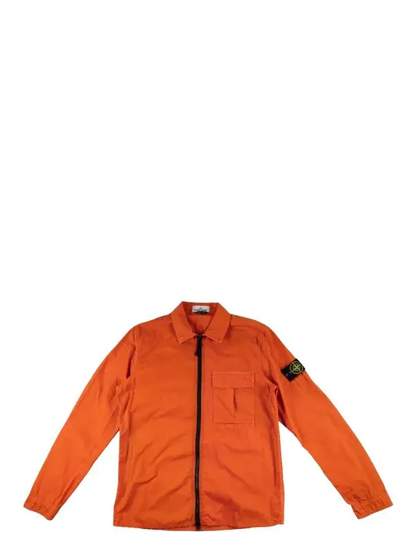 Stone Island Zip Pocket Jacket - Orange
