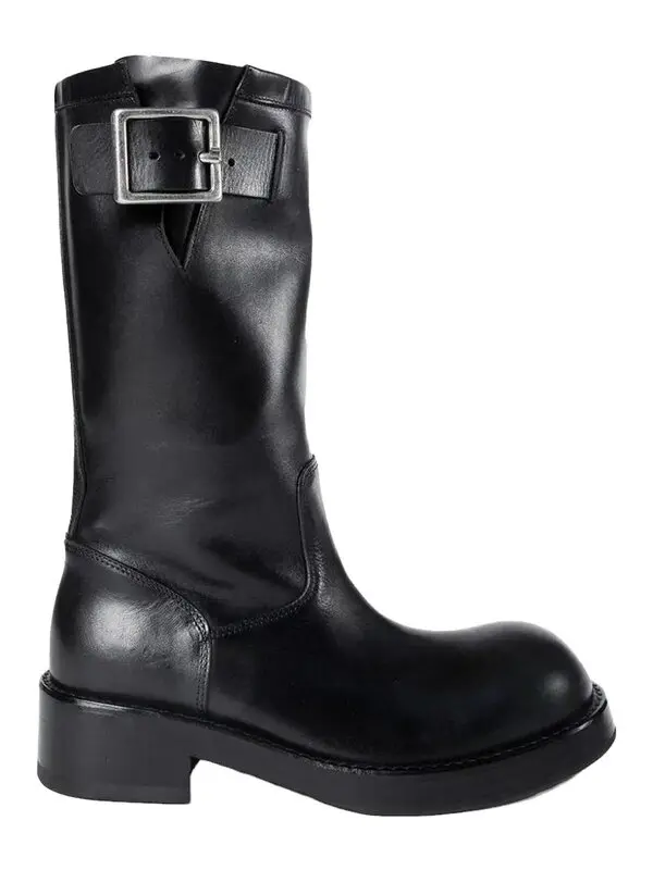 ANN DEMEULEMEESTER Neldor Biker Boots - Black