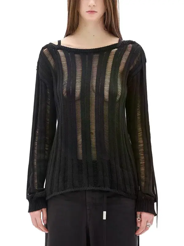 ANN DEMEULEMEESTER Gala Sweater - Black