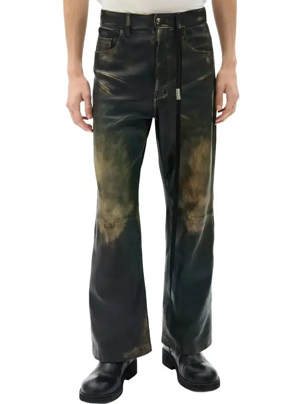 ANN DEMEULEMEESTER Alarik Flared Trousers - Black