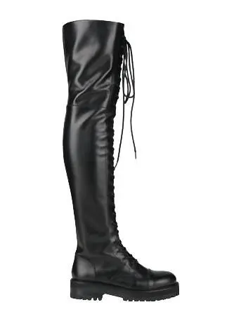DONDUP Leather Over-the-knee Boots - Black