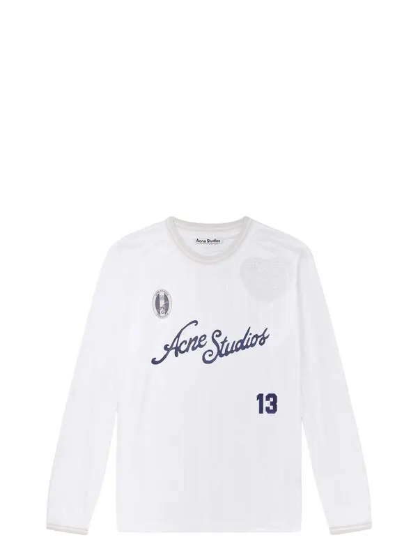 Acne Studios Erwin Logo Jersey T-shirt - White