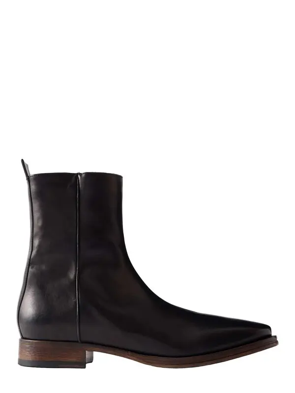 Acne Studios Bebe Leather Chelsea Boots - Black