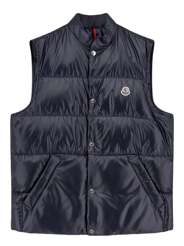 Moncler Restigo Sleeveless Down Jacket - Blue