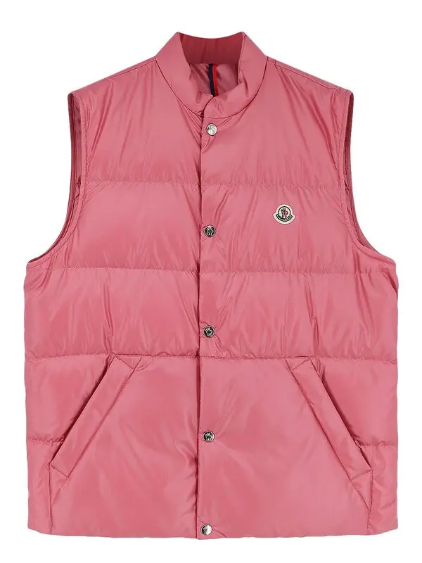 Moncler Restigo Sleeveless Down Jacket - Pink