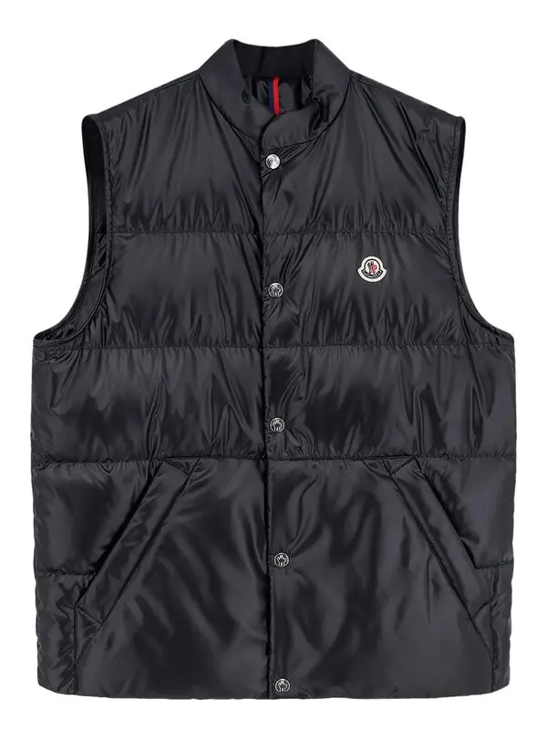 Moncler Restigo Sleeveless Down Jacket - Black