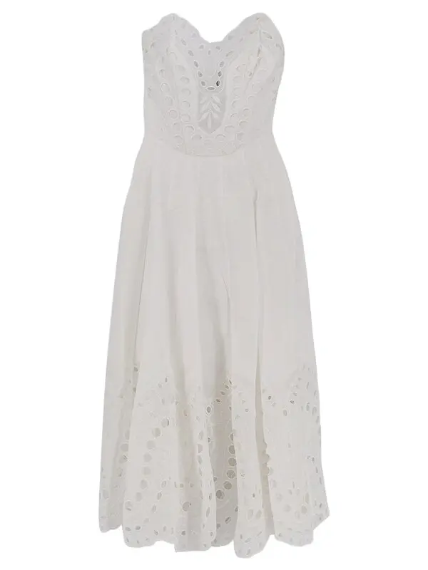 Charo Ruiz Ibiza Marlin Long Dress - White