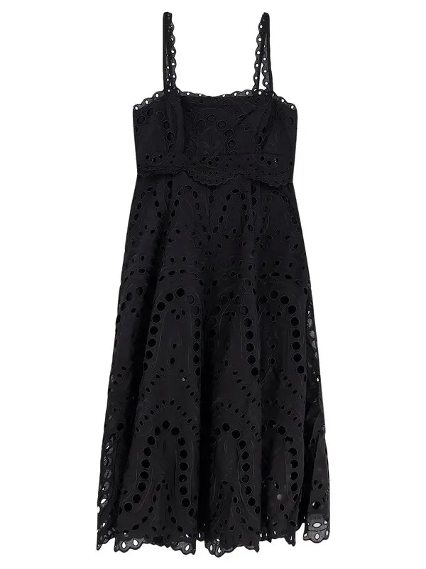Charo Ruiz Ibiza Glimmer Long Dress - Black