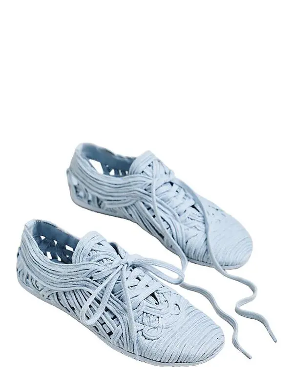 PALOMA BARCELO Cora Woven Sneakers - Iceberg