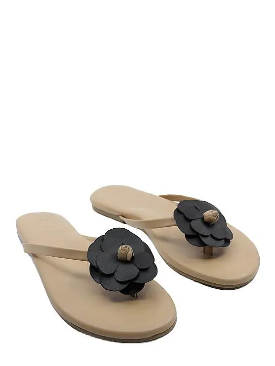 SOLEI SEA Valentina Thong Sandals - Tan