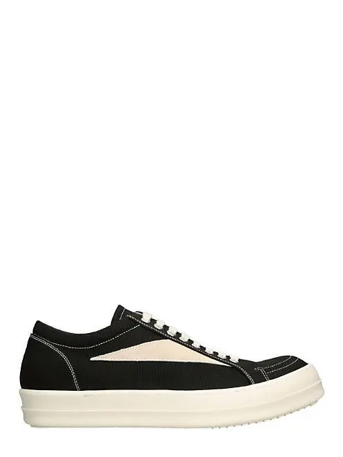 Rick Owens Vintage Denim Trainers - Black/comb