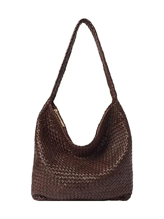Whistles Woven Leather Tote Bag - Brown