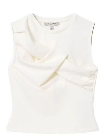 ALLSAINTS Nella Slim-fit Jersey Tank Top - Fossil White