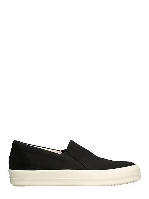 Rick Owens Boat Canvas Trainers - Black/comb