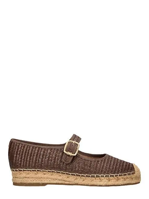 Sam Edelman Mackie Raffia Ballet Flats - Brown
