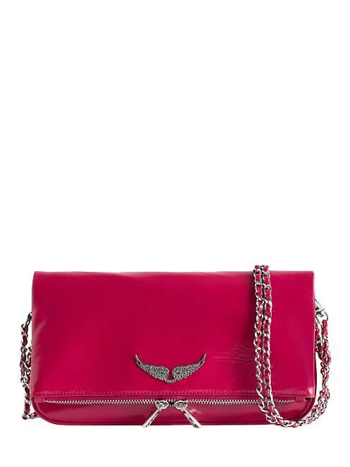 Zadig&Voltaire Rock Leather Clutch Bag - Podium