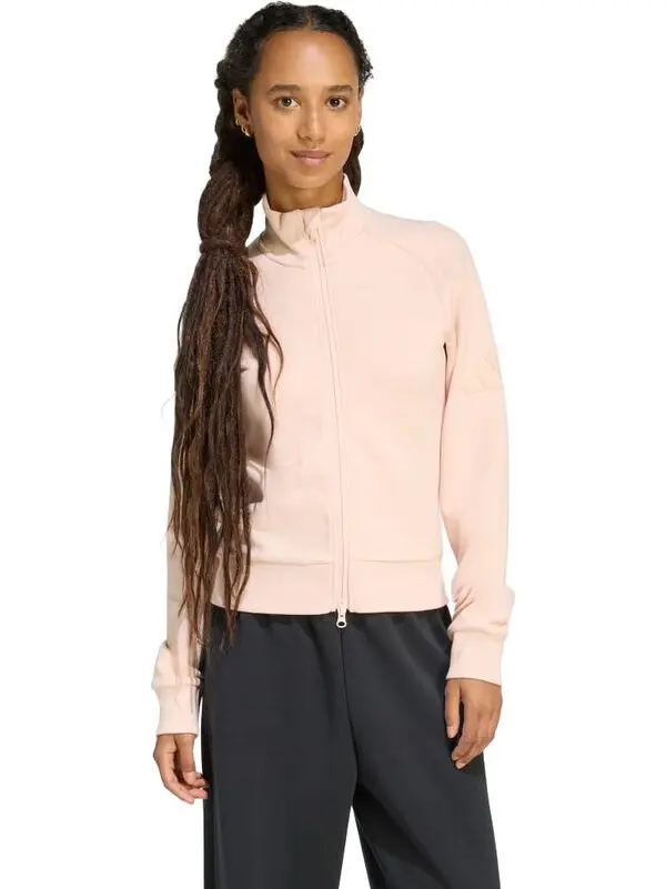 Adidas Soft Lux Slim Track Top - Blush Pink