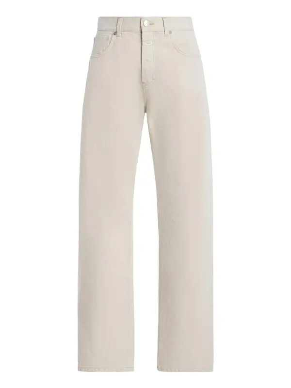 Closed Jonta Mid-rise Straight-leg Jeans - Light Grey
